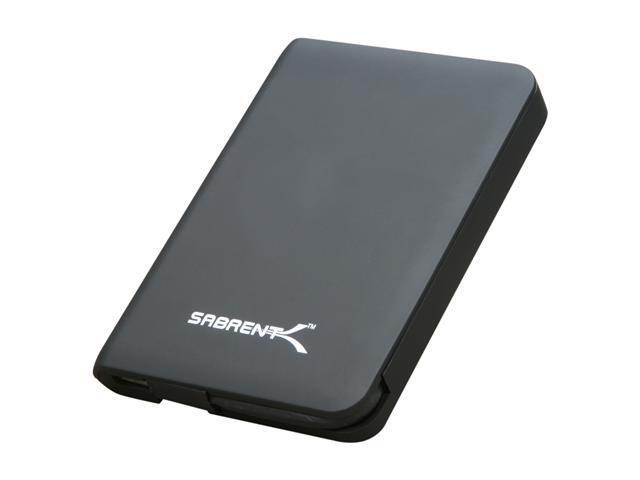 SABRENT EC-C25P Black External Enclosure (Reverse compatible to USB 2.0 ...