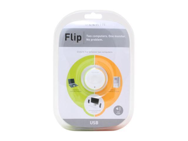 BELKIN Flip F1DG102U 2 Port USB KVM W/Audio - Newegg.ca