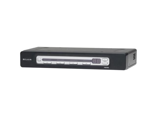 BELKIN OmniView PRO3 F1DA104Z-B 4-Port USB & PS/2 KVM Switch & USB ...
