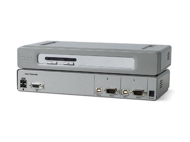 BELKIN F1DN102U-DELL OmniView Secure 2-Port KVM Switch - Newegg.com