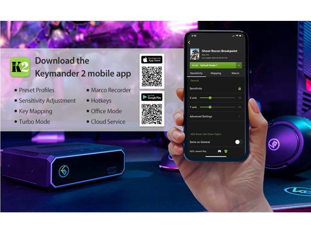 IOGEAR KeyMander Nexus 3-Port Gaming KVM Switch for PC & Game Consoles ...