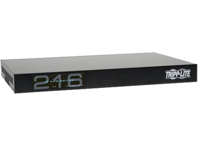 Tripp Lite 16-Port Cat5 1U Rack-Mount KVM Switch with IP Remote Access ...