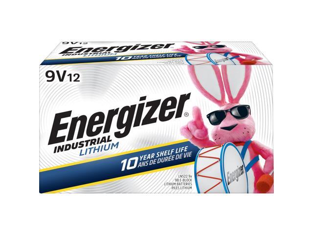 Energizer Industrial 9-volt Lithium Batteries - 12 / Pack LN522 ...
