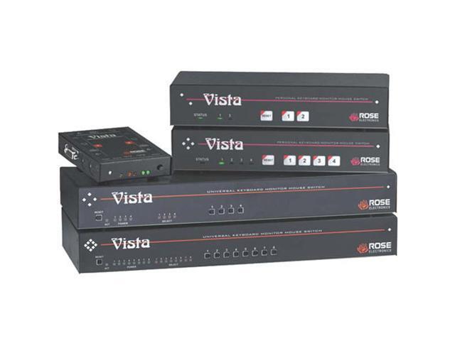 Rose Electronics Vista 2-Port Mini KVM Switch with Audio - Newegg.com