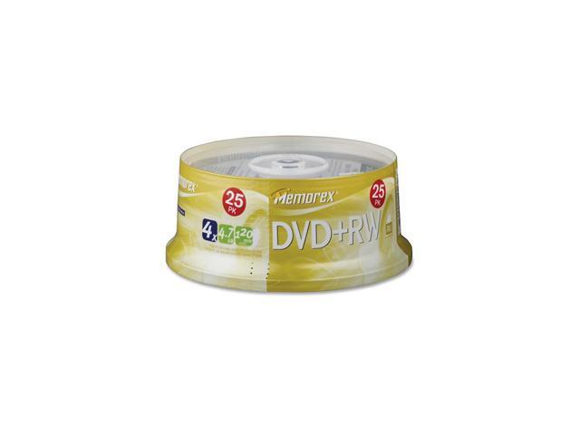 memorex 4.7GB 4X DVD+RW 25 Packs Disc Model 05541 - Newegg.com
