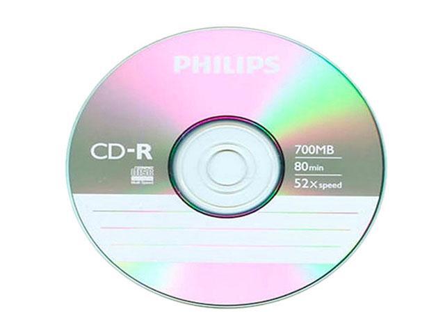 PHILIPS 700MB 52X CD-R 100 Packs Disc Model CDR80D52N/650 - Newegg.com