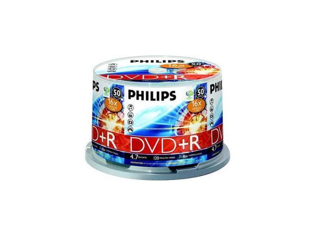 PHILIPS 4.7GB 16X DVD+R 50 Packs Disc Model DR4S6B50F/17 - Newegg.com