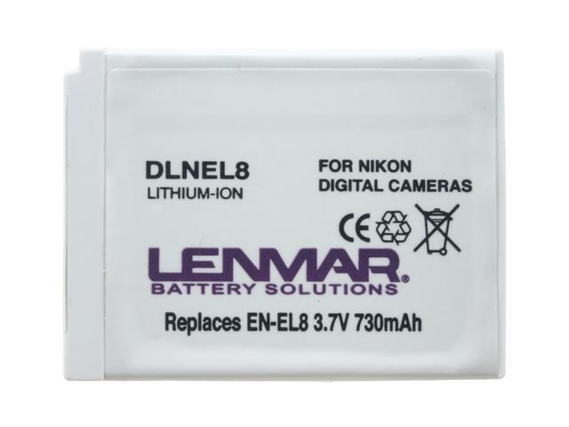 LENMAR DLNEL8 Replacement Battery for Nikon EN-EL8 - Newegg.com