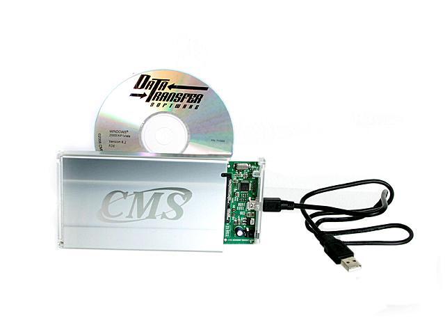 CMS Products DTK-25S2 Silver USB Data Transfer Kit for SATA 2.5" Hard ...