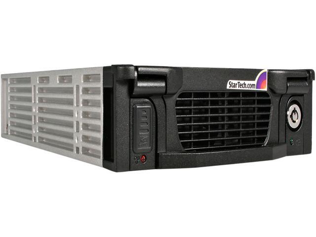 StarTech.com DRW115SATBK Black Aluminum 5.25in Professional SATA Hard ...