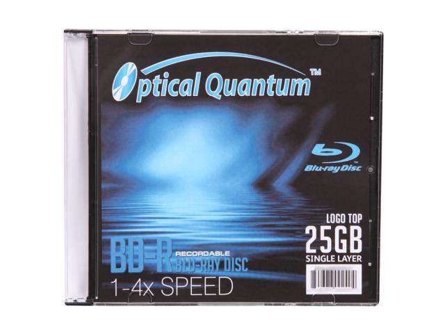 Optical Quantum 25GB 4X BD-R Single Logo Top Disc Model OQBDR04LTS ...