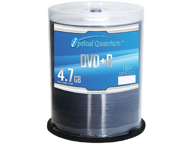 Optical Quantum 4.7GB 16X DVD+R 100 Packs Disc Model OQDPR16ST - Newegg.com