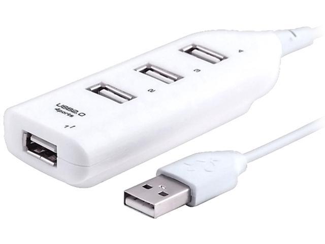 Insten 1042791 Black 4 Port USB 2.0 Hub - Newegg.com