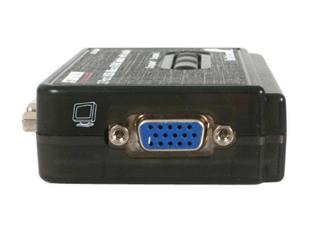 StarTech.com SV211KUSB 2 Port Mini USB KVM Kit with Cables and Audio ...