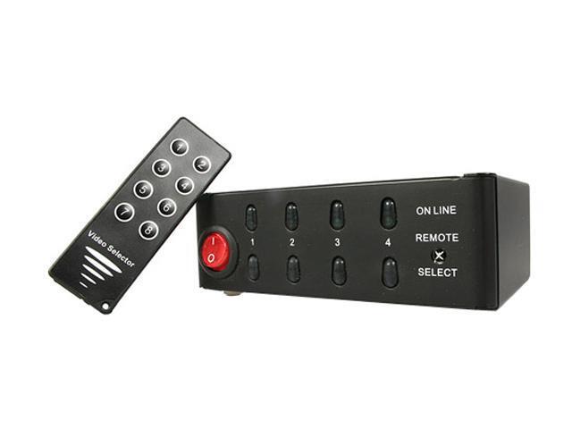 StarTech.com VS415RVGA 4 Port VGA Video Switch with Remote - Newegg.com