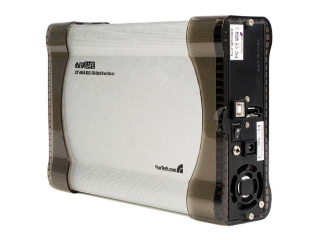 StarTech InfoSafe SAT5210U2E Aluminum 5.25" Silver eSATA USB 2.0 to ...