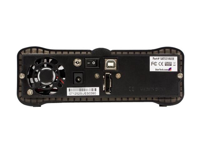 StarTech InfoSafe SAT5210U2E Aluminum 5.25" Silver eSATA USB 2.0 to ...