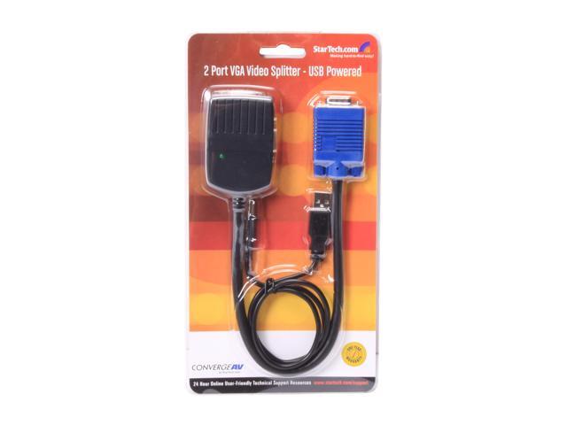StarTech.com ST122LE 2 Port VGA Video Splitter - USB Powered - Newegg.com