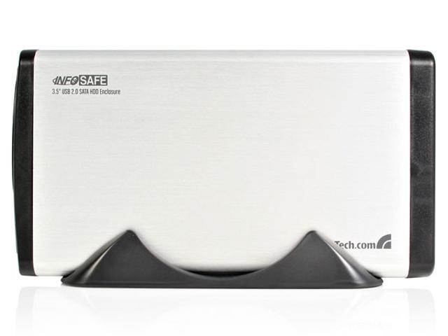 StarTech.com InfoSafe SAT3510U2 Silver External Enclosure - Newegg.com