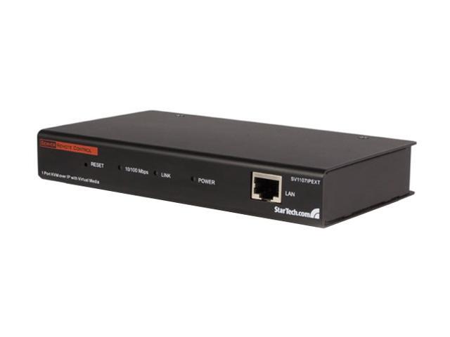 StarTech.com SV1107IPEXT 1-Port Server Remote Control KVM over IP w ...