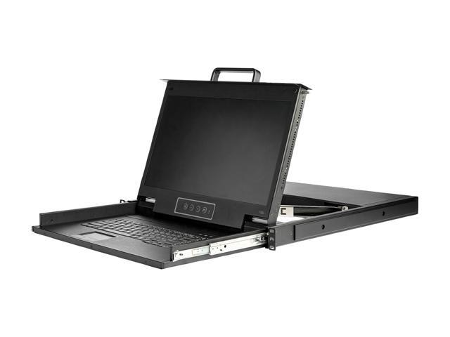 StarTech.com RKCONS17HD Rackmount KVM Console - 1U - 17.3in Display ...
