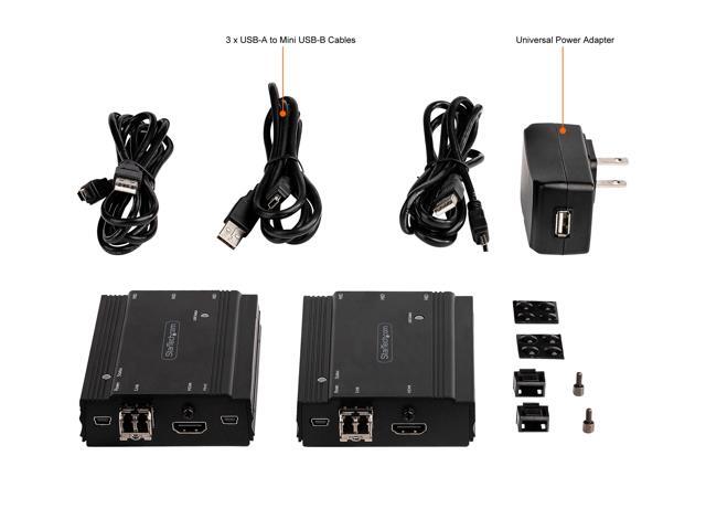 4K HDMI KVM Extender over Fiber, HDMI Video & USB over Fiber, up to ...