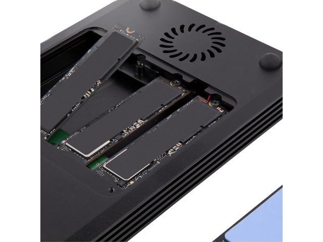 StarTech.com 4 Bay Thunderbolt 3 NVMe External Enclosure for M.2 NVMe ...