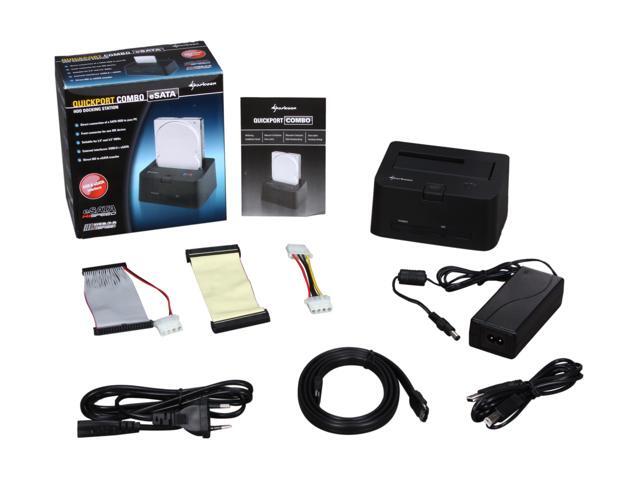 Sharkoon QuickPort Combo eSATA Black Hard Drive Docking - Newegg.com