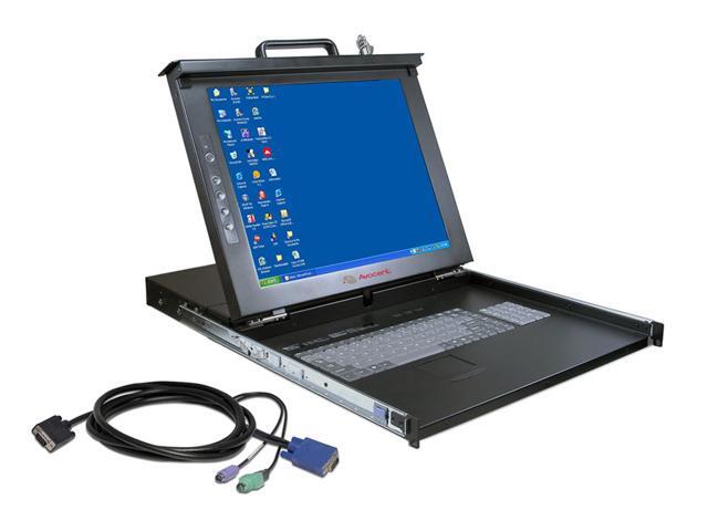 Avocent LCD17SWT8-001 17" LCD Rack Console with Integrated KVM Switch ...
