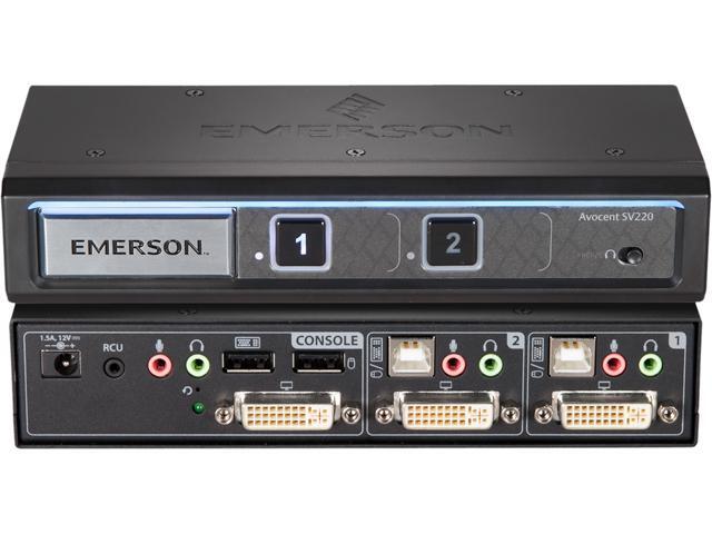 Vertiv Avocent SV200 Desktop KVM Switch | 2 Port | DVI-I (SV220-001 ...