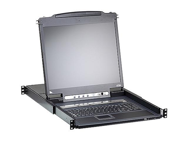 ATEN CL5708iN 8-Port 19" LCD Integrated IP KVM USB/PS2 Combo - Newegg.com