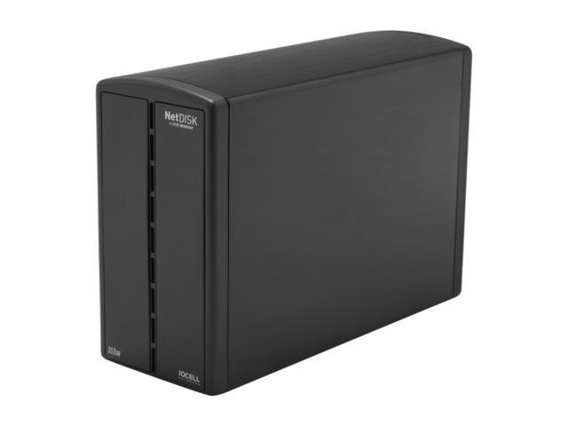 IOCell Networks 352UN Black 2 Bay Network Enclosure with USB and ...