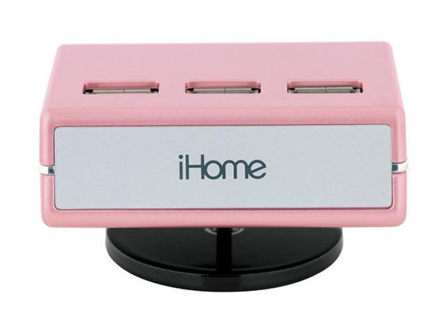 iHome IH-U512SP 7-Port USB 2.0 Pink Hub - Newegg.com