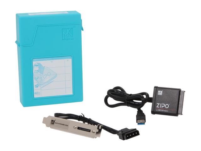 Mukii ZIO-P015U3-BL 3.5" HDD Protector with SATA to USB3.0 HDD adapter ...