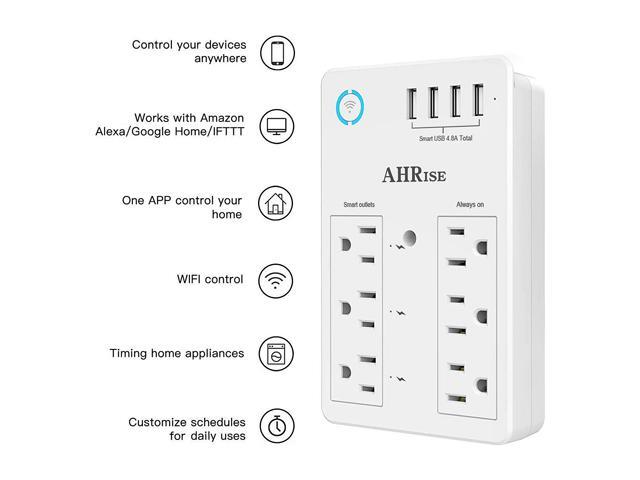POWRUI Smart Plug, USB Wall Charger, WiFi Surge Protector - Newegg.com
