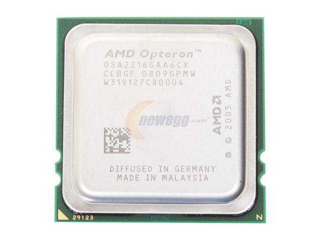 AMD Opteron 2216 2.4 GHz Socket F 95W OSA2216GAA6CX Processor - Newegg.com