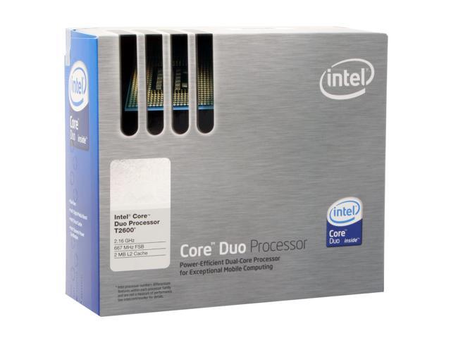 Intel Core Duo T2600 - Core Duo Yonah Dual-Core 2.16 GHz Socket M 31W ...