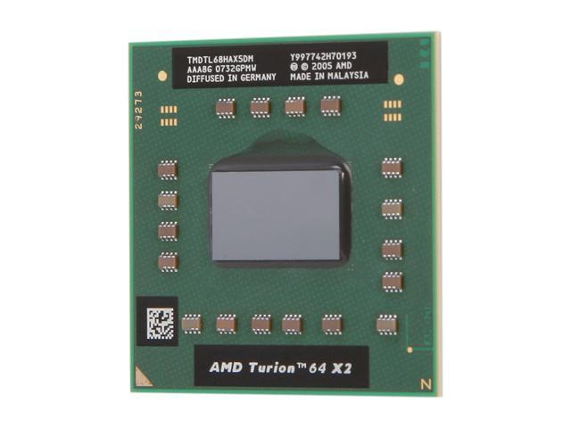 Refurbished: AMD Turion 64 X2 TL-64 2.2 GHz Socket S1 35W TMDTL64HAX5DC Mobile Processor ...