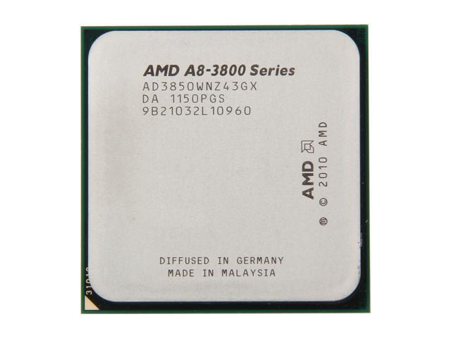 Refurbished: AMD A8-3850 - A-Series APU (CPU + GPU) Llano Quad-Core 2.9 ...