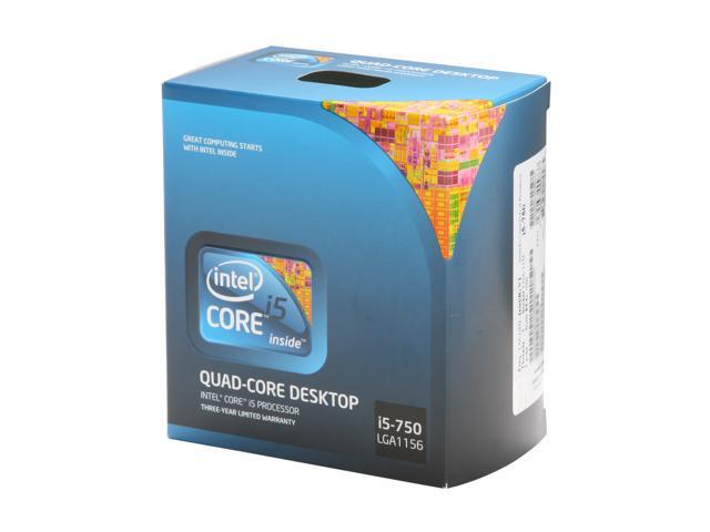 Open Box: Intel Core i5-750 - Core i5 Lynnfield Quad-Core 2.66 GHz LGA ...