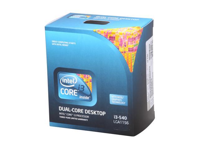 Open Box: Intel Core i3-540 - Core i3 Clarkdale Dual-Core 3.06 GHz LGA ...