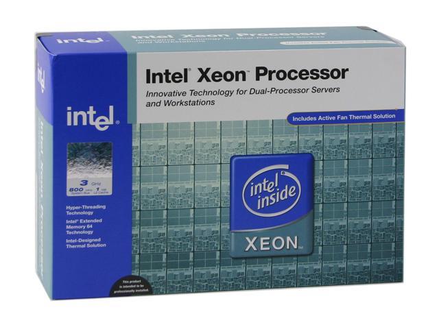 Intel Xeon EM64T 3.0 - Xeon Nocona 3.0 GHz Socket 604 Processor ...