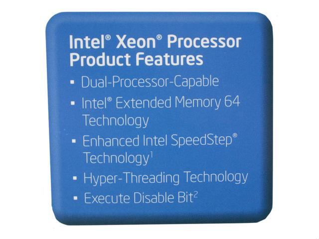Intel Xeon EM64T 3.8 - Xeon Irwindale Single-Core 3.8 GHz Socket 604 2U ...