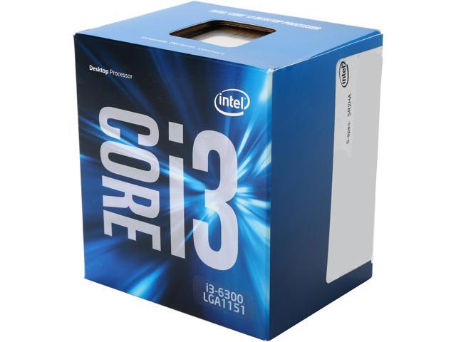 Intel Core i3-6300 - Core i3 6th Gen Skylake Dual-Core 3.8 GHz LGA 1151 ...
