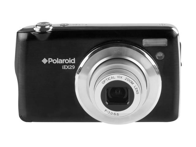 Polaroid IEX29-BLK-BOX-PR 18.0 MP Optical Zoom Digital Camera with 2.4 ...