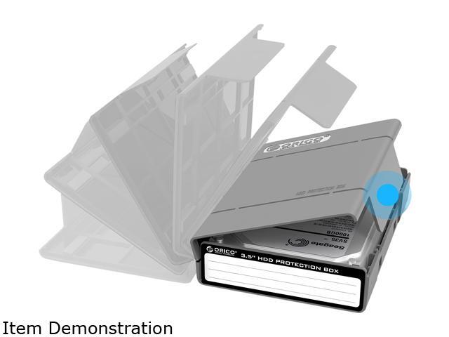 [ 5 Pack ]ORICO 3.5-inch Hard Drive HDD Protection Box Case Storage ...