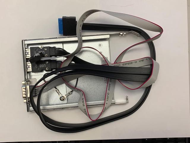 Supermicro Drive Bay Adapter Black 2x USB3.0/COM Port Tray in Slim FDD ...