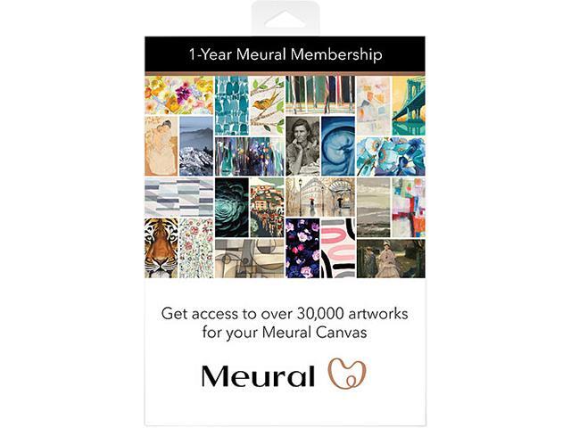 Meural Canvas Annual Membership Card for Digital Picture Frame Art ...