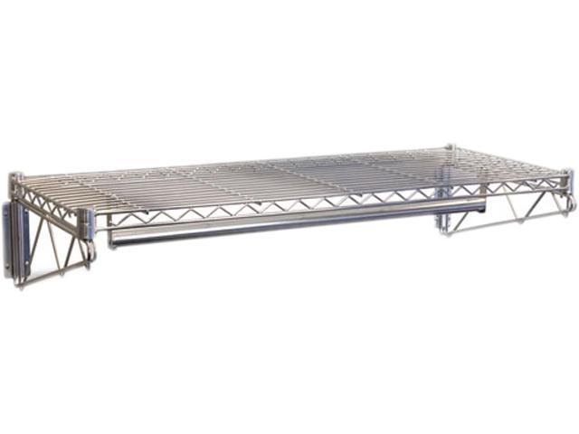 Steel Wire Wall Shelf Rack, 36W X 18-1/2D X 7-1/2H, Silver - Newegg.com
