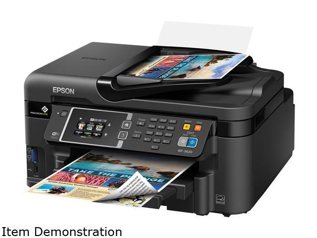 Epson WorkForce WF-3620 Wireless All-in-One Color Inkjet Multifunction ...